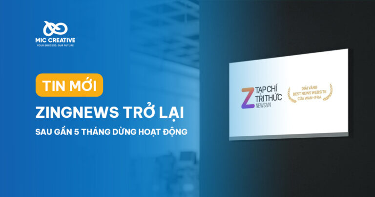 Zing News trở lại sau gần 5 tháng dừng hoạt động
