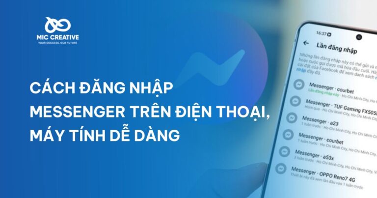 Hướng dẫn Messenger đăng nhập trên điện thoại, máy tính