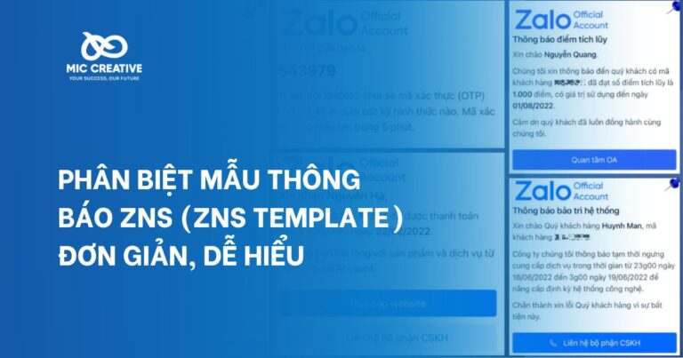 Phân biệt mẫu thông báo ZNS (ZNS template) chuẩn 2025