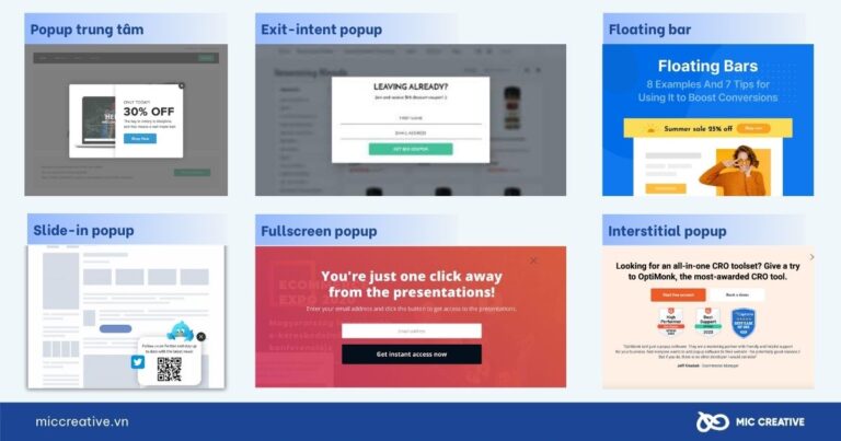 Popup là gì? Các loại Popup quảng cáo và cách sử dụng